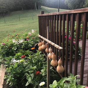 Tobacco Stick Gourd Cross Primitive Accent Rustic Cabin Garden Flower ...
