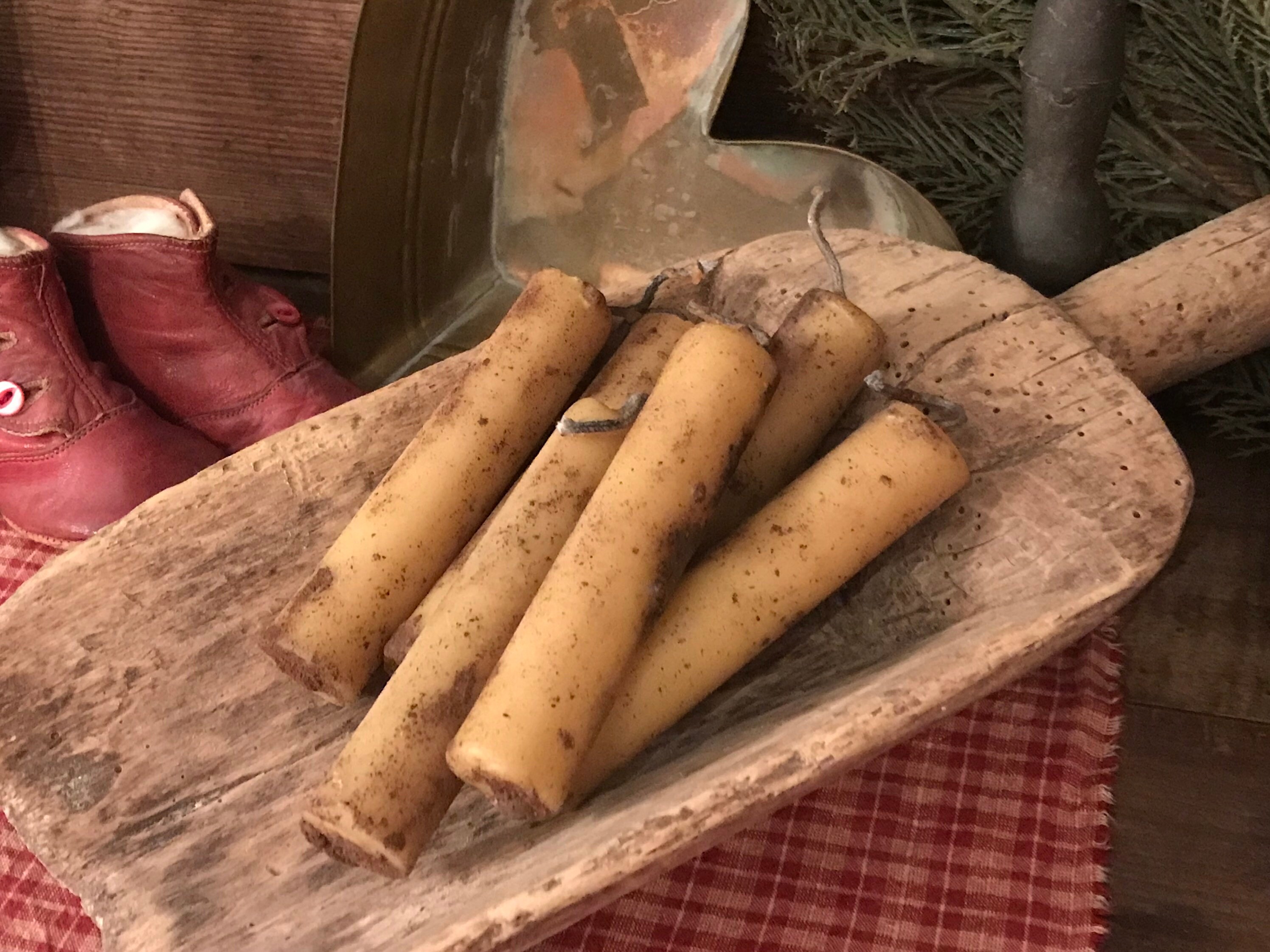 Primitive Tavern Candles - Etsy