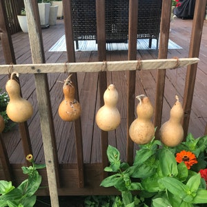 Tobacco Stick Gourd Cross Primitive Accent Rustic Cabin Garden Flower ...