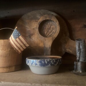 Primitive Spongeware Bowl - Etsy