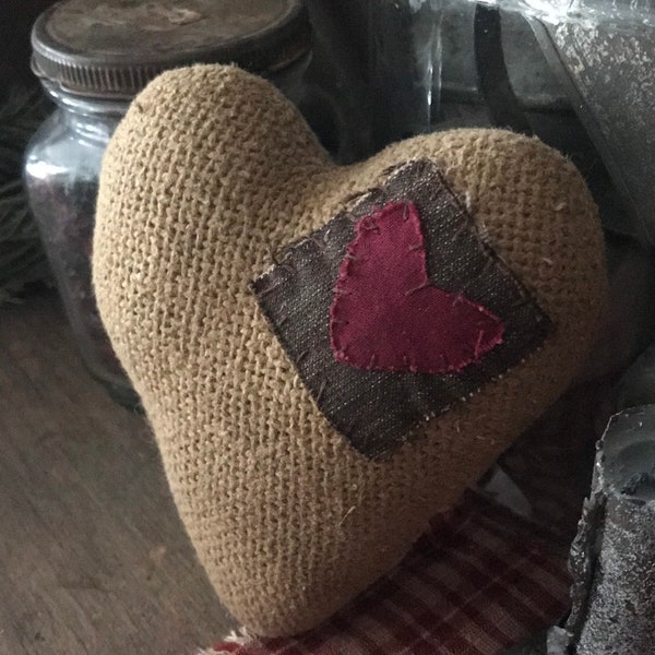 Primitive Hearts - Etsy