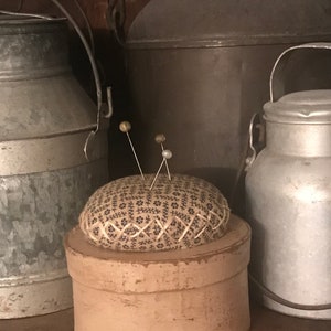 Primitive Handmade Pin Cushion Needle Box - Etsy