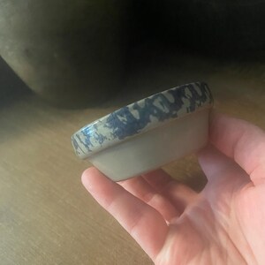 Primitive Spongeware Bowl - Etsy