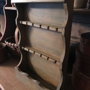 Country Primitive Spoon Holder Wall Accent - Etsy