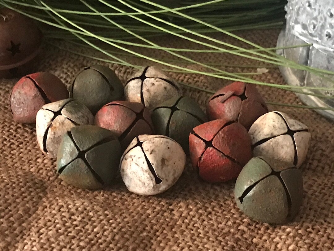 Primitive Christmas Bell Set Rustic Bells Jingle Bells - Etsy