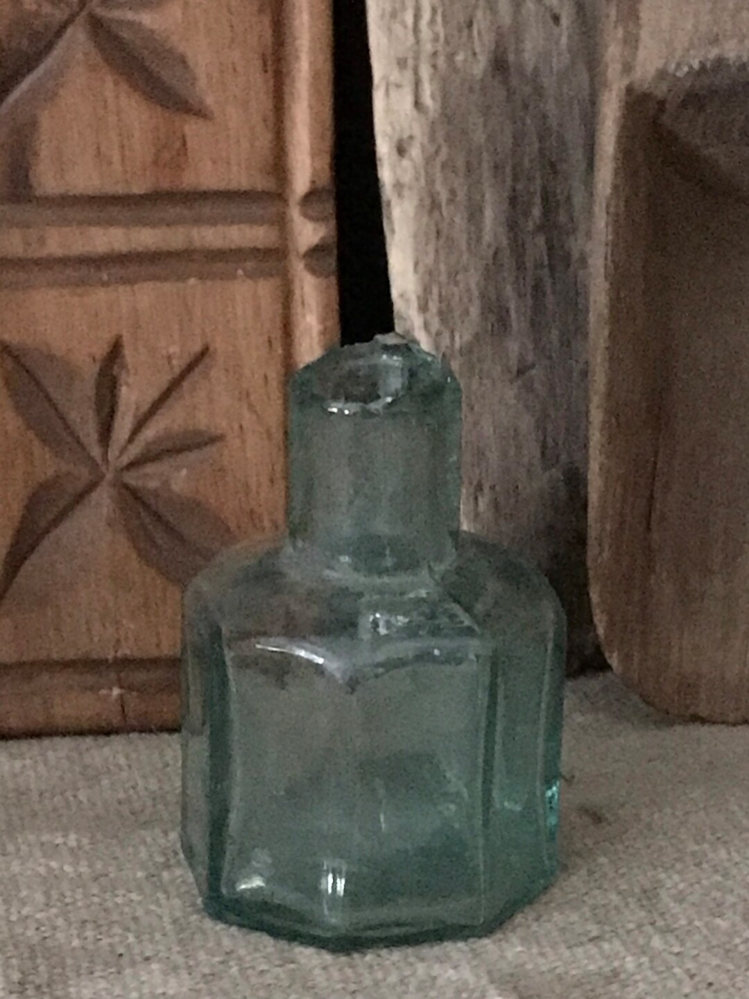 Early Bubble Glass Ink Well - Etsy