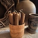 Tavern Candles Brown Beeswax Hand Poured 4" Candle - Etsy