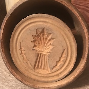 Early Butter Mold Wheat Old Antique Primitive - Etsy