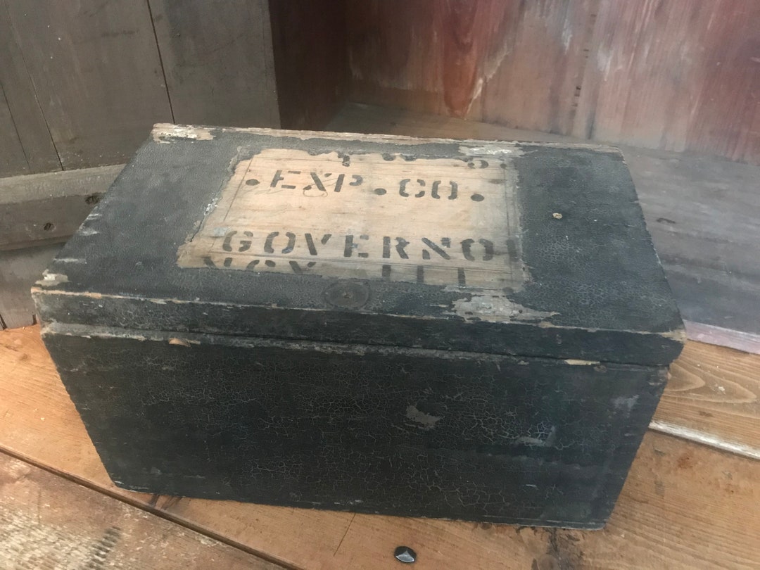 Primitive Ammo Box Old Early - Etsy