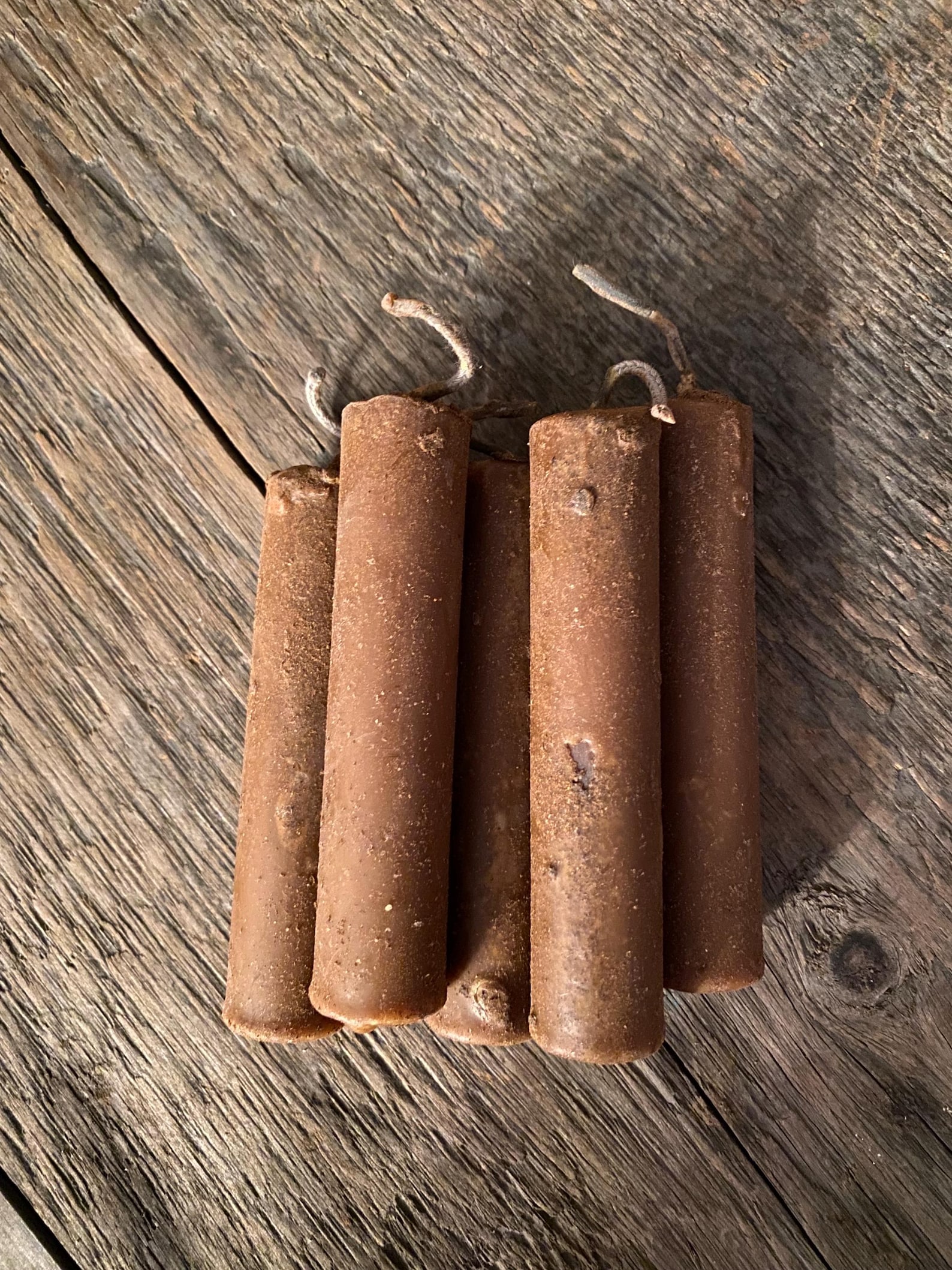 Tavern Candles Brown Beeswax Hand Poured 4" Candle - Etsy