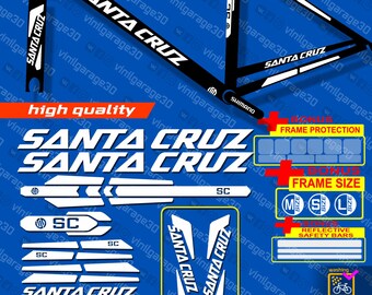 Santa Cruz Frame Stickers | Etsy