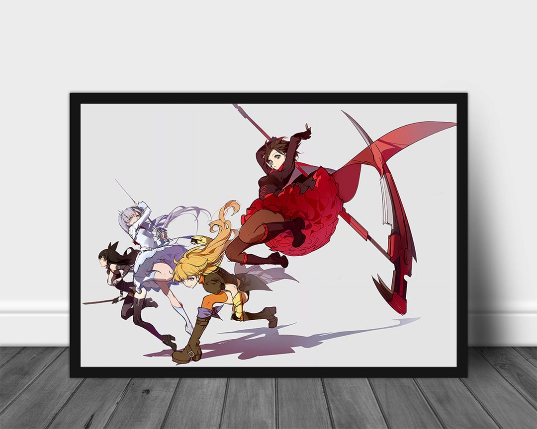 RWBY Ruby Rose Poster Art, RWBY Poster Print, RWBY Poster Wall Art ...