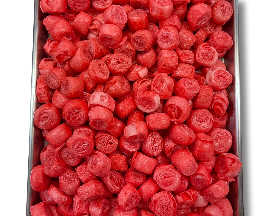 Freeze Dried Fruit Crunch Roll Bites - Strawberry and Tropical ...