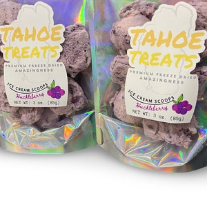 Freeze Dried Huckleberry Ice Cream Scoops - Astronaut Ice Cream ...