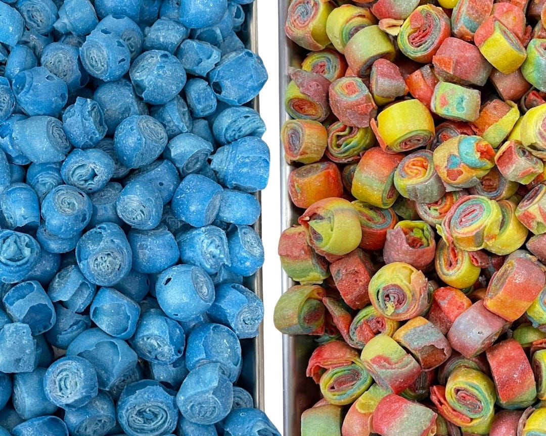 Tropical Fruit Crunch Bites - Freeze Dried Strawberry and Tropical ...