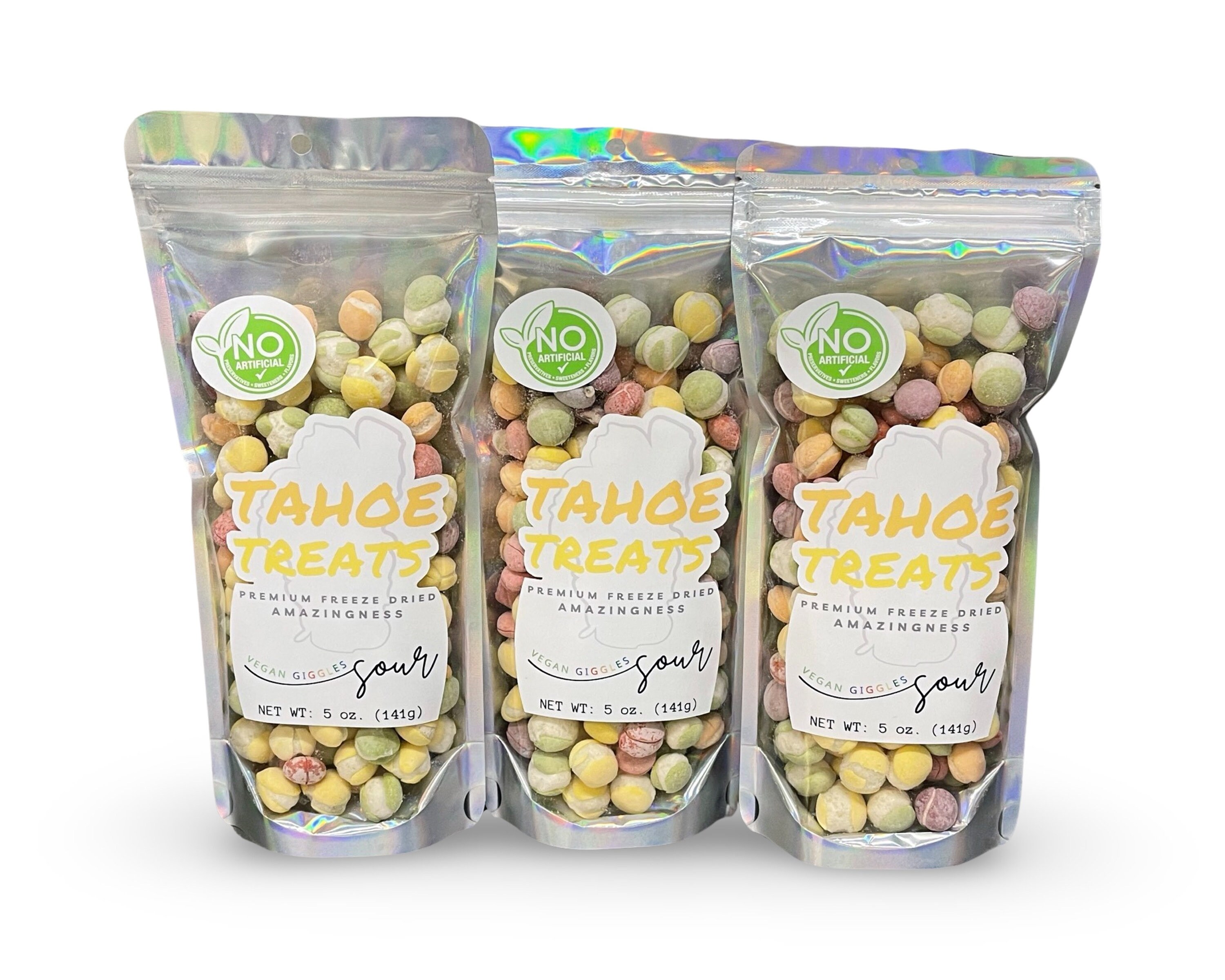 Freeze Dried Vegan Candy - SOUR Giggles Organic Non-gmo Fat Free ...