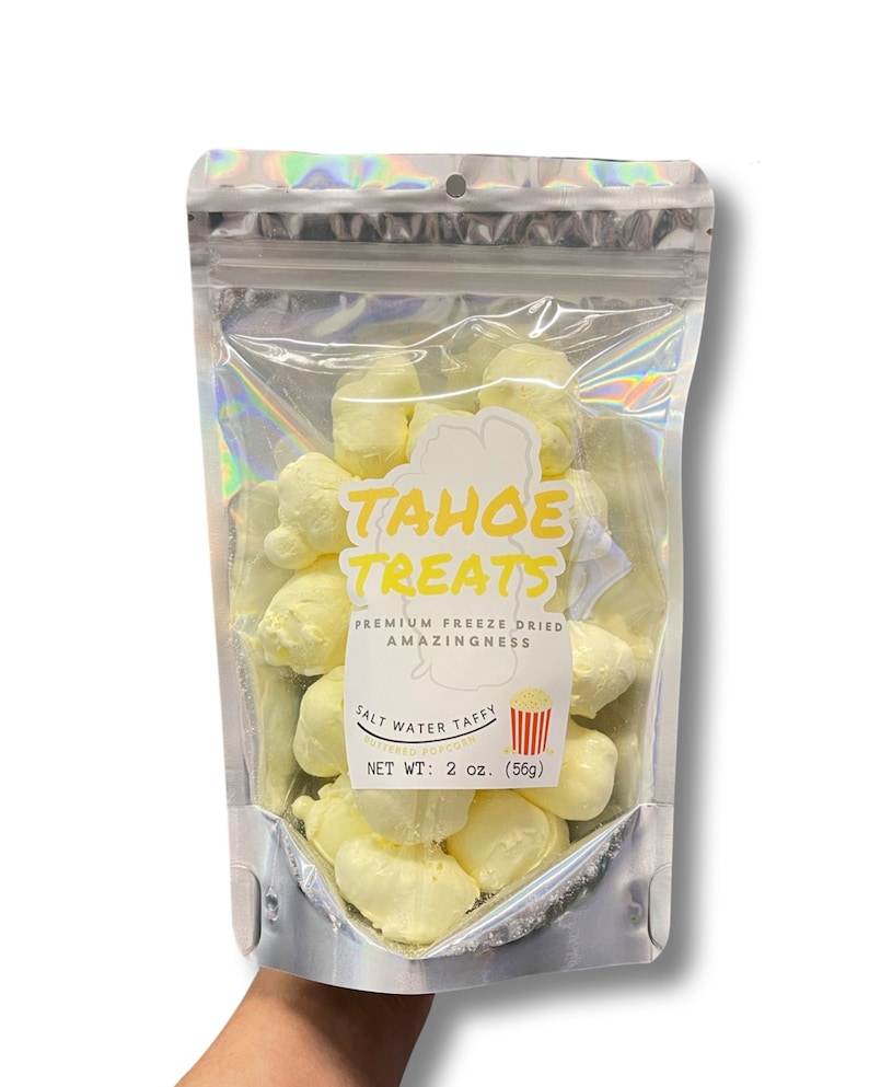 Buttered Popcorn Freeze Dried Salt Water Taffy - Homemade Crunchy Candy ...