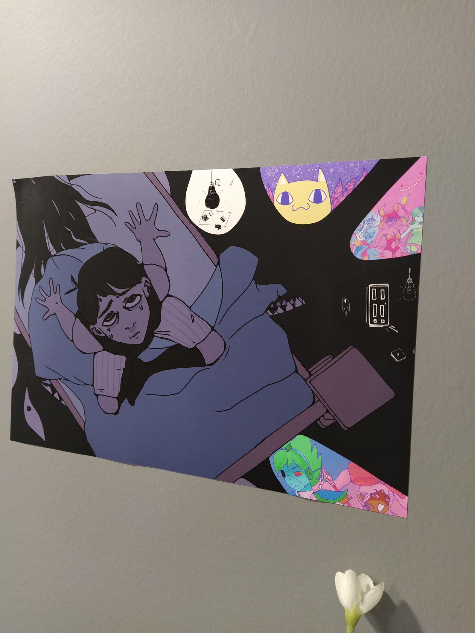 OMORI Bedroom & Headspace Poster | Art Print - Etsy