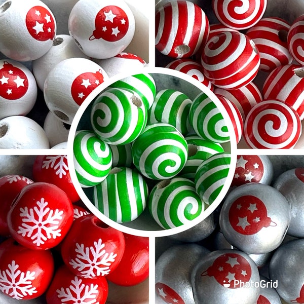 Christmas Beads - Etsy