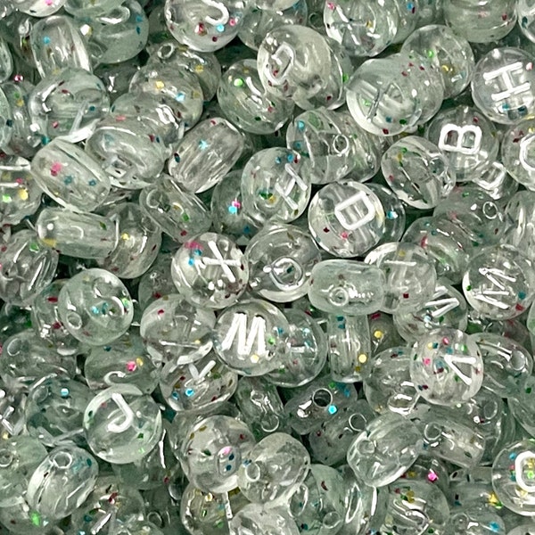 Acrylic Alphabet Letter Beads - Etsy
