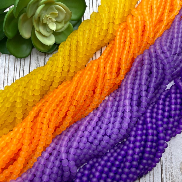 Frosted Beads - Etsy