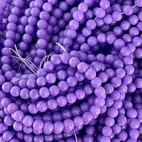 Purple Beads - Etsy