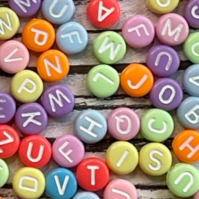 Alphabet Beads - Etsy