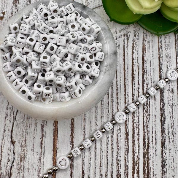 Alphabet Beads - Etsy
