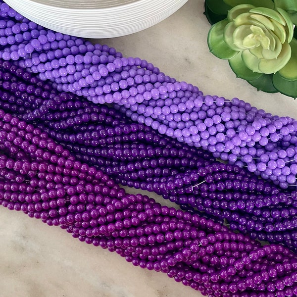 Purple Beads - Etsy