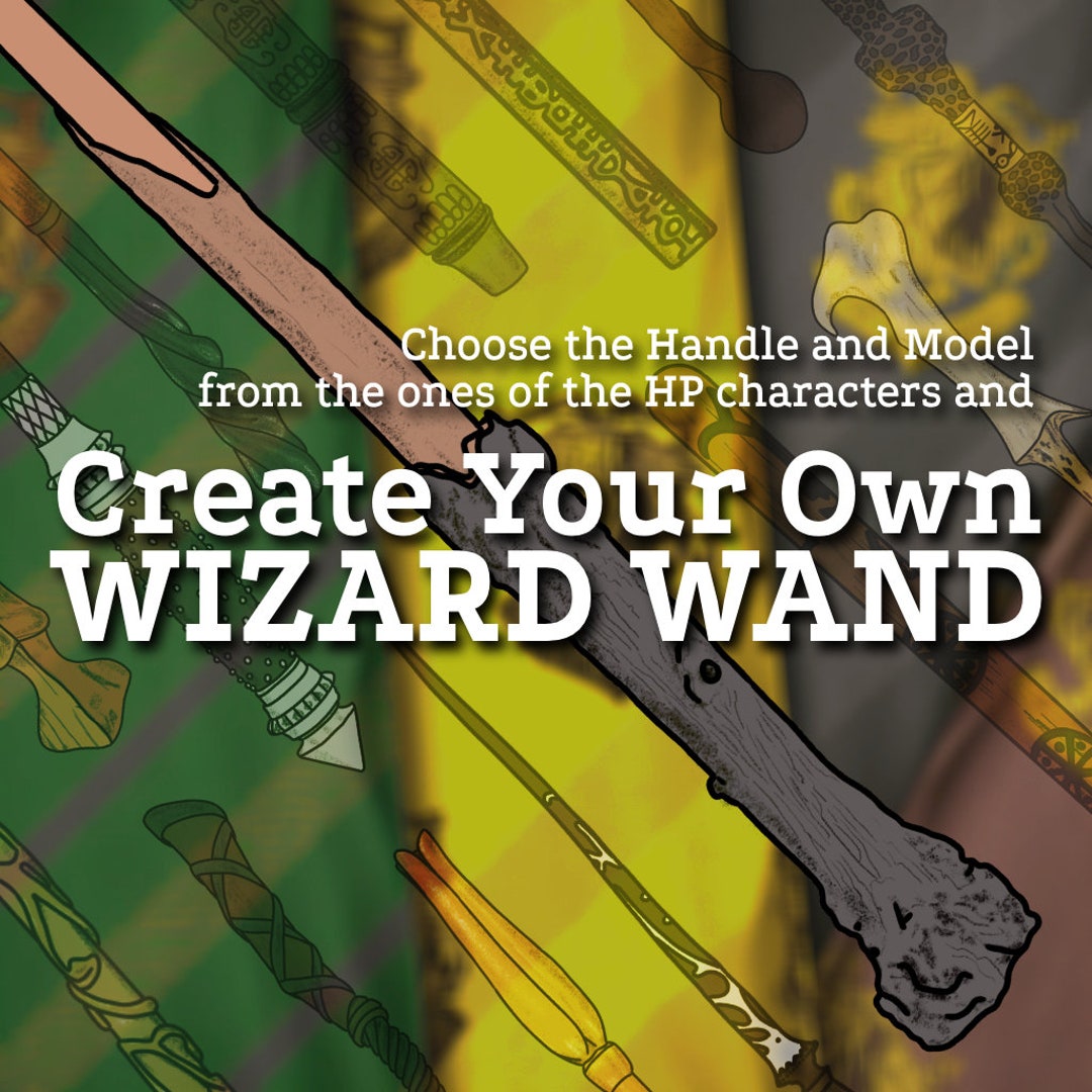 CUSTOM Magic Wand - Personalized Wizard World Wand - Create Your Witch ...