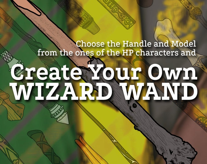 CUSTOM Magic Wand - Personalized Wizard World Wand - Create Your Witch ...