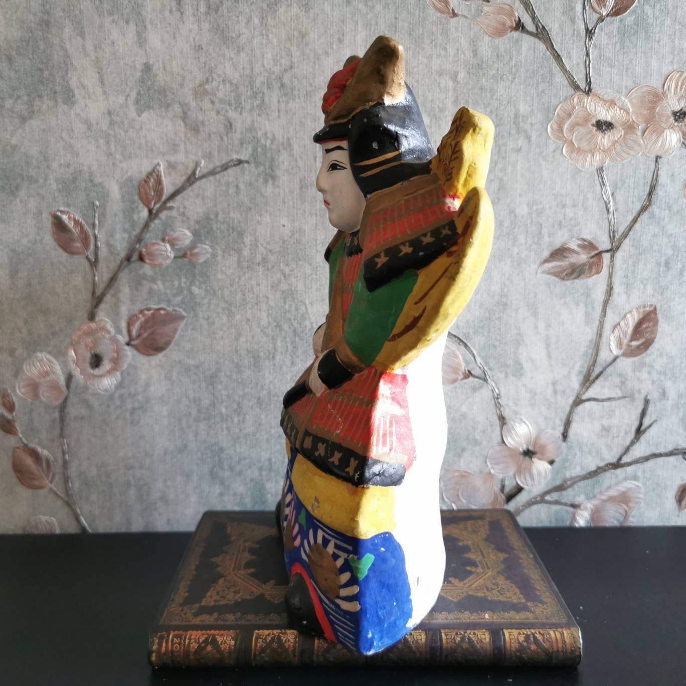 Samurai Warrior / Vintage Japanese Tsuchi Ningyo Japanese Clay - Etsy