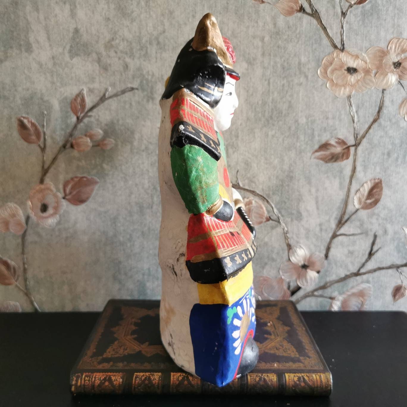 Samurai Warrior / Vintage Japanese Tsuchi Ningyo Japanese Clay - Etsy