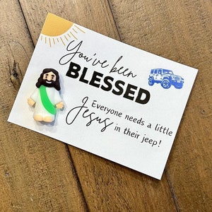 Little Jesus Car Blessing | Faith-based Mini Figurine Gift | You’ve ...