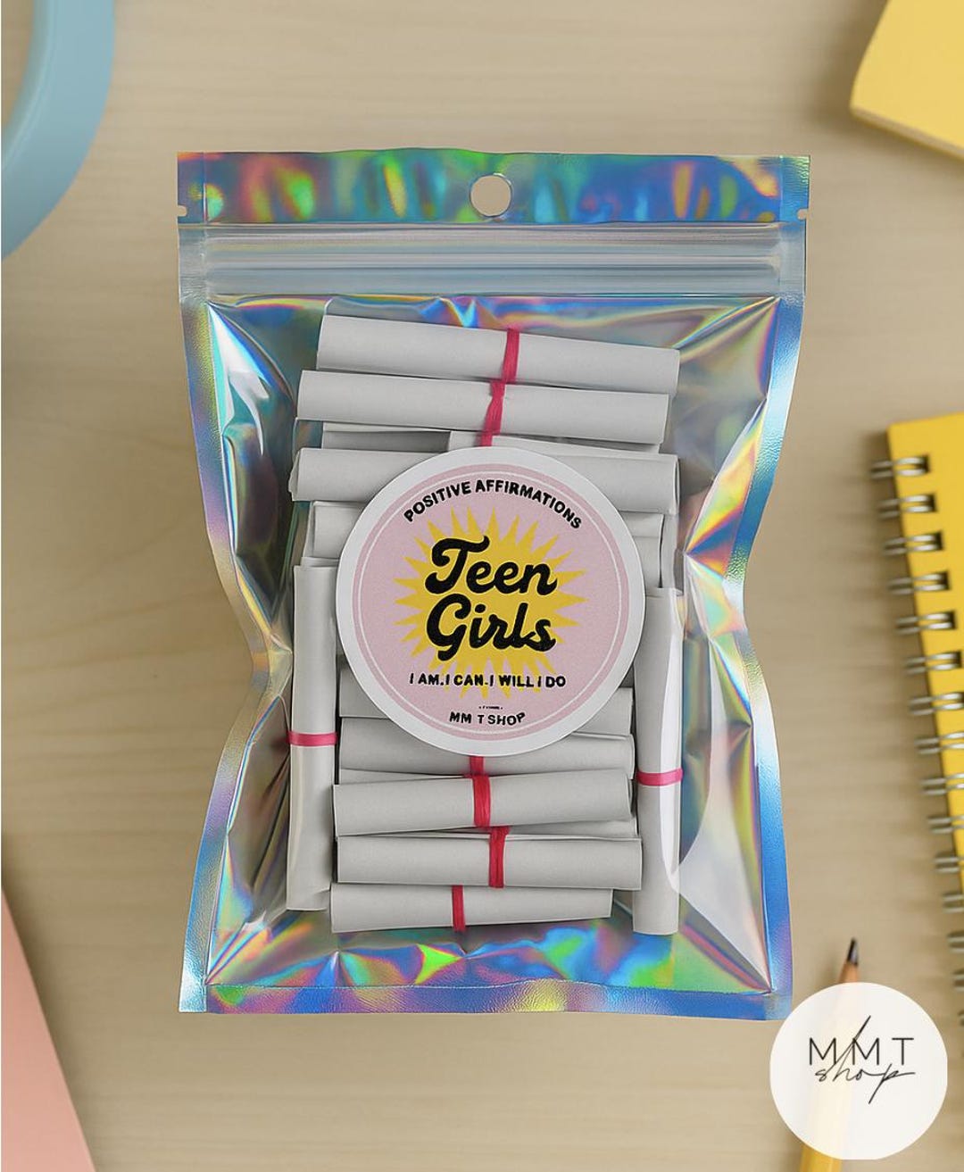 Teen Girl Affirmation Scrolls | Positive Quote Bag Daily Inspirational ...