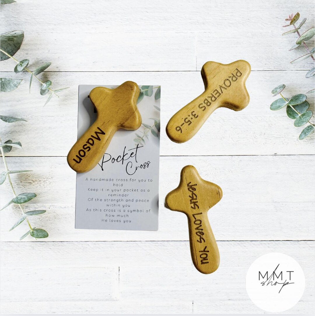 Personalized Communion Cross With Name Personalized Baptism Cross ...