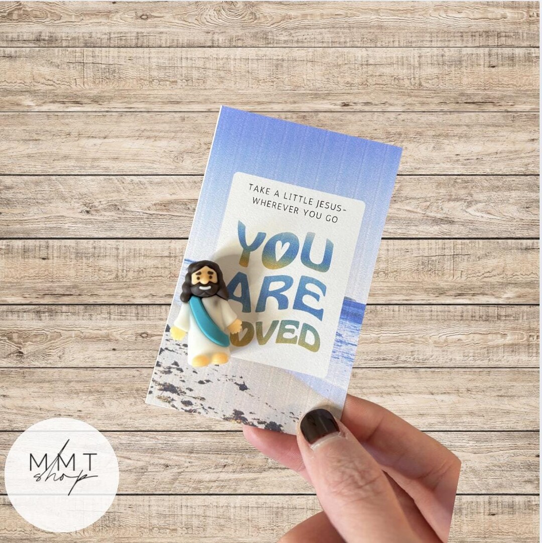 Mini Jesus Figurine - Pocket Prayer Doll, Christian Decor, Religious ...