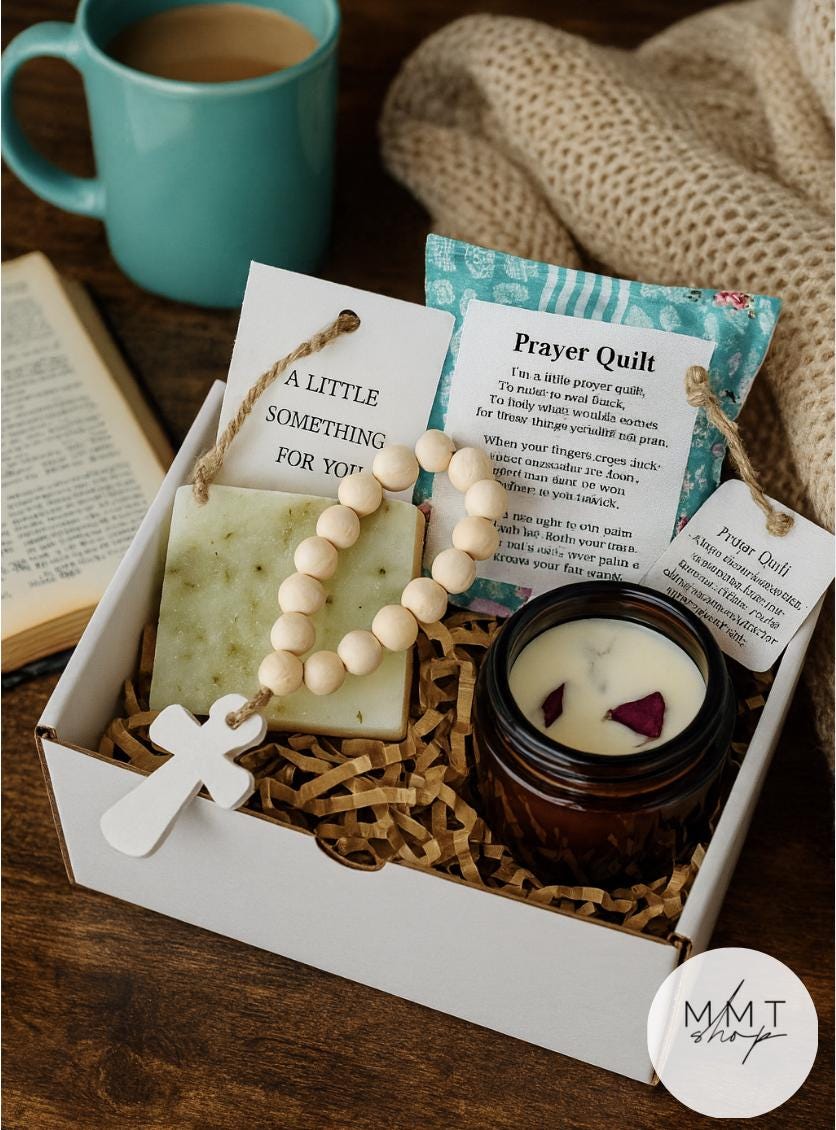 Christian Prayer Gift Box Comfort Package Faith Based Sympathy Gift ...