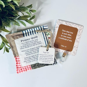 Handmade Prayer Quilt Gift Box | Faith Keepsake Set | Comfort and ...