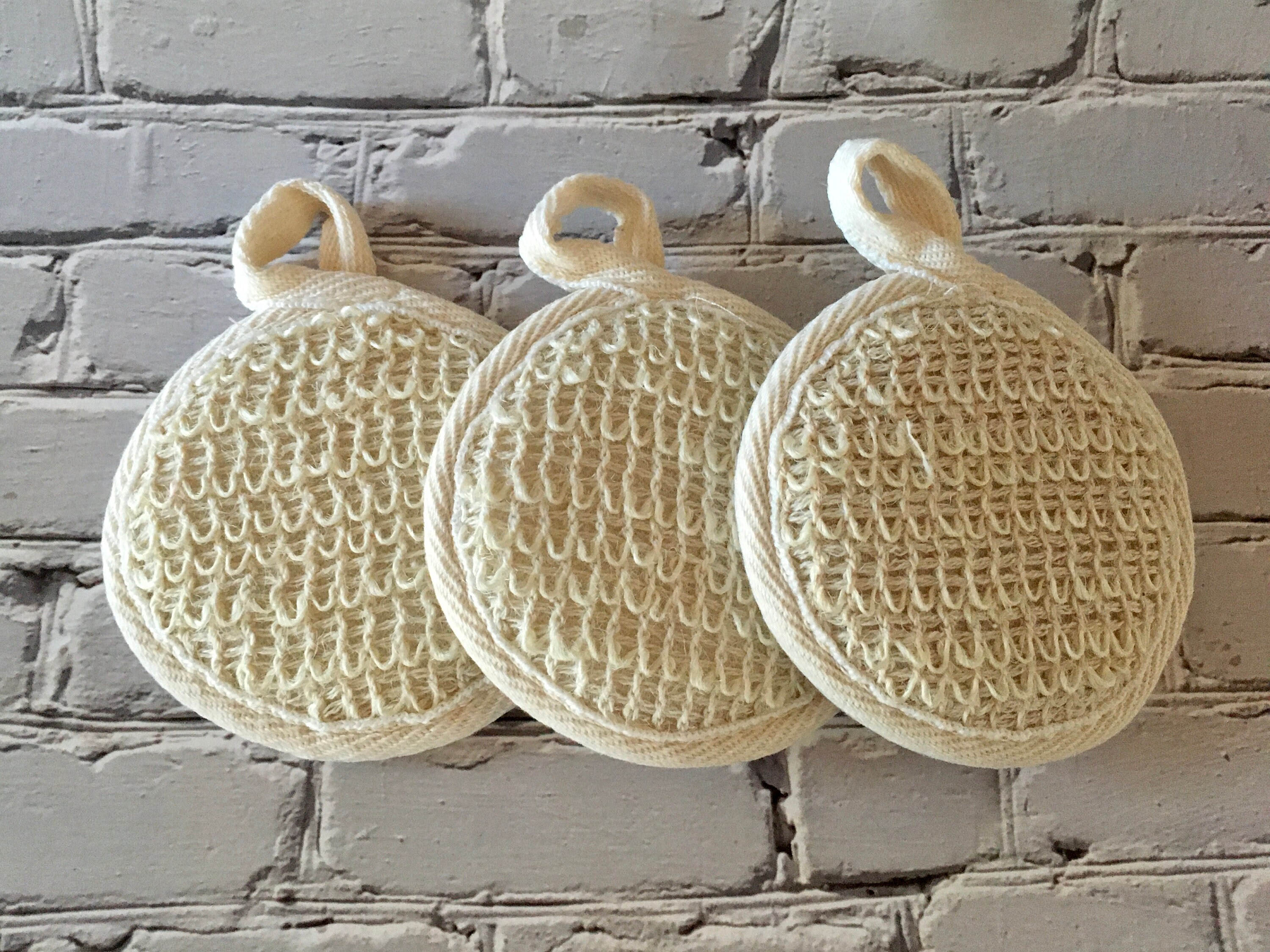 Natural Ramie Facial Scrub Pad Exfoliating Facial Pad Gentle - Etsy