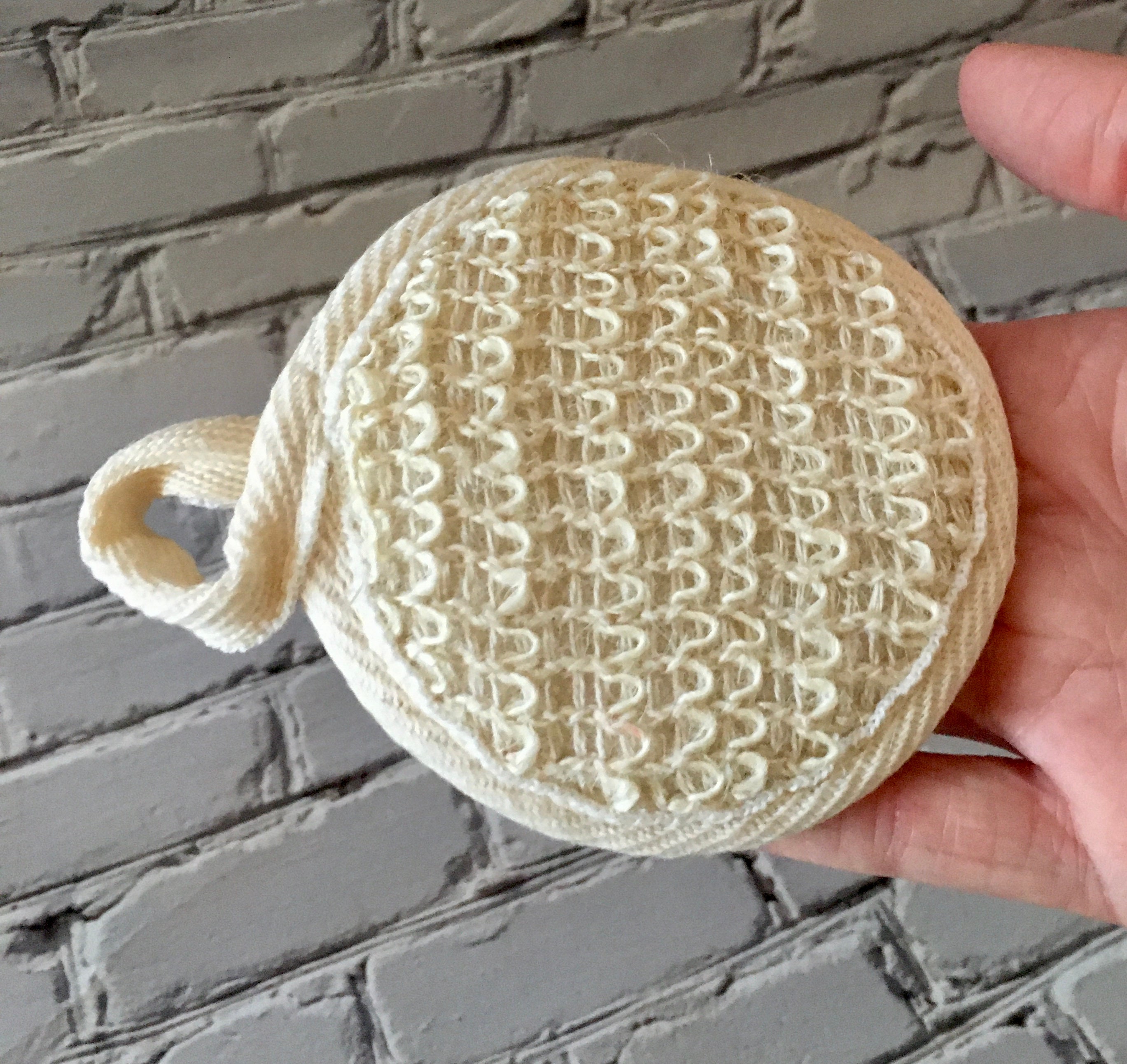 Natural Ramie Facial Scrub Pad, Exfoliating Facial Pad, Gentle Scrub ...