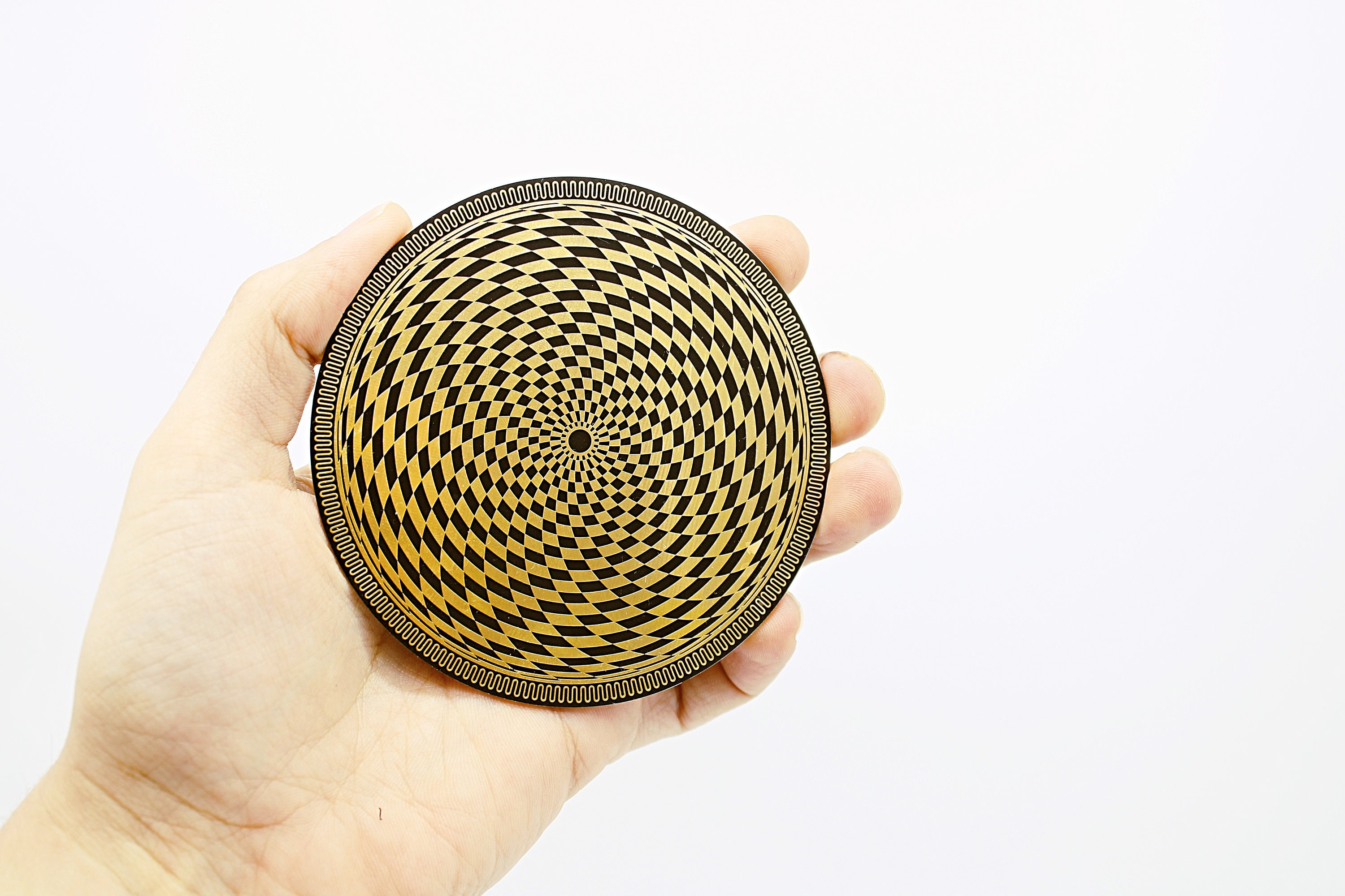 Lakhovsky Mwo/vortex Disc 100mm Radionics Double Sacred Geometry ...
