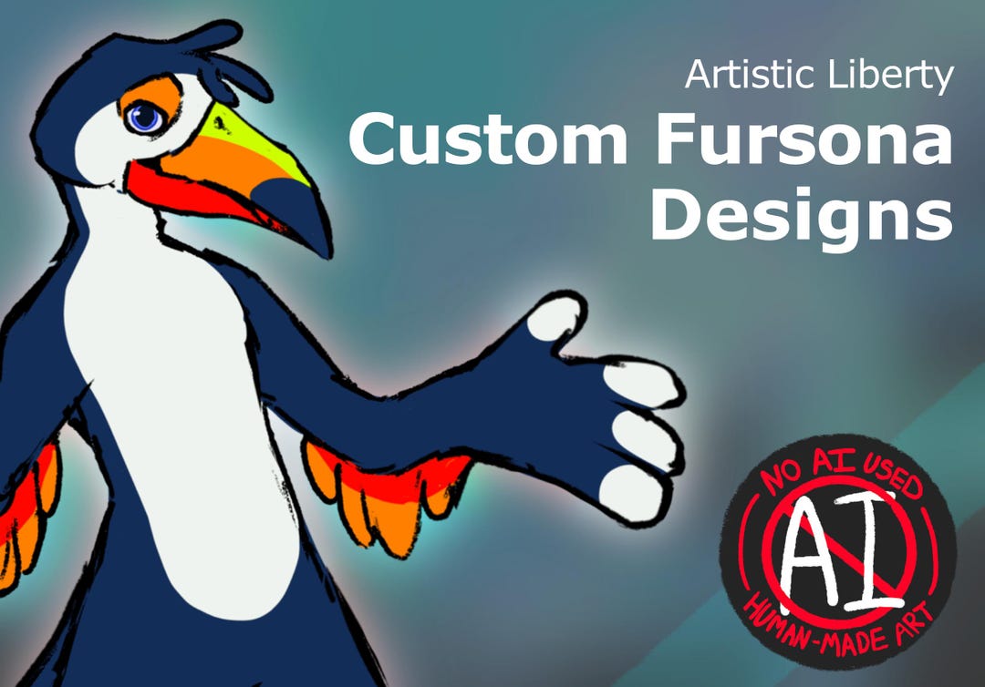 Custom Fursona Designs!! (PLEASE READ DESCRIPTION) - Etsy