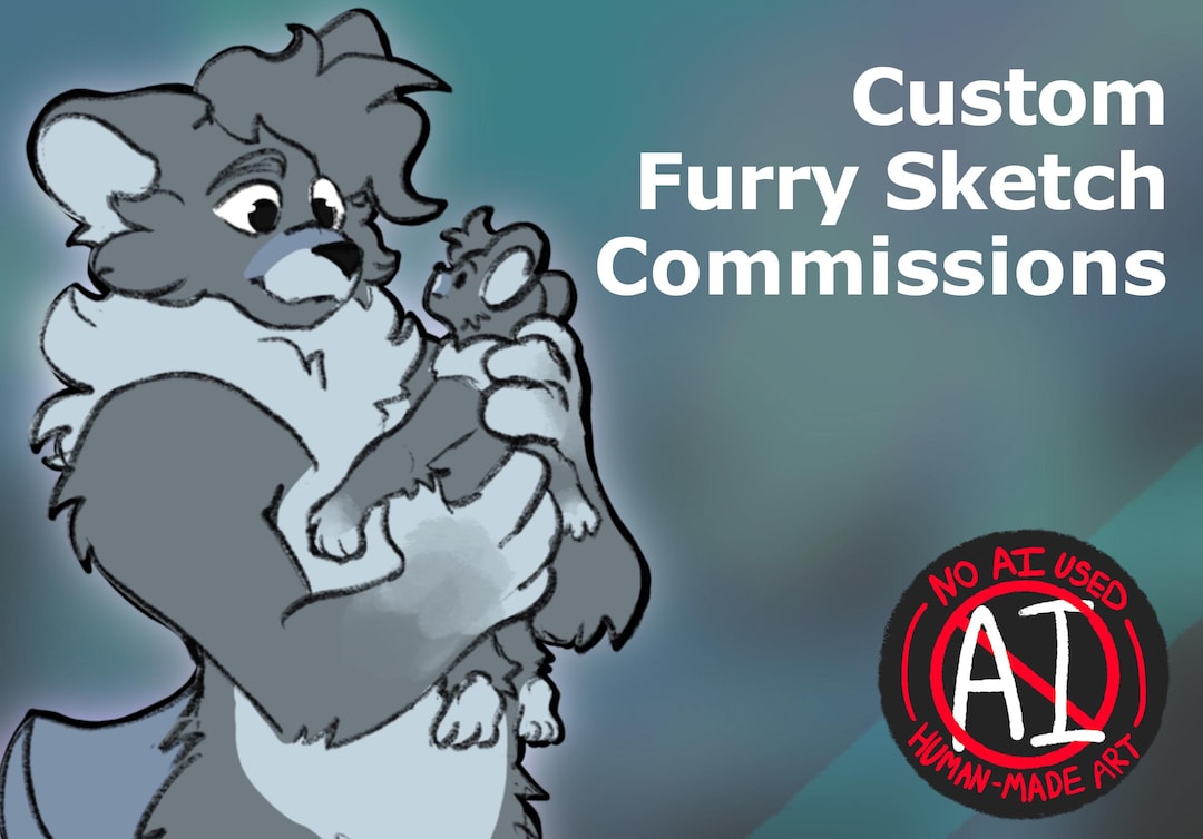 Custom Furry Sketch Commissions!! [PLEASE READ DESCRIPTION] - Etsy