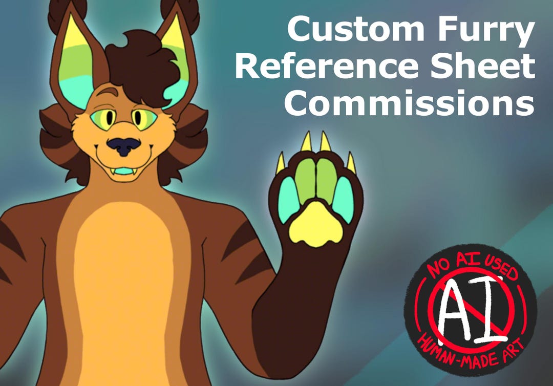 Custom Furry Reference Sheet Commissions!! [PLEASE READ DESCRIPTION] - Etsy