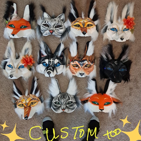Red Fox Therian Mask - Etsy