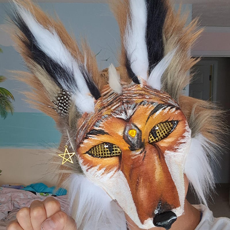 Fox Mask - Etsy