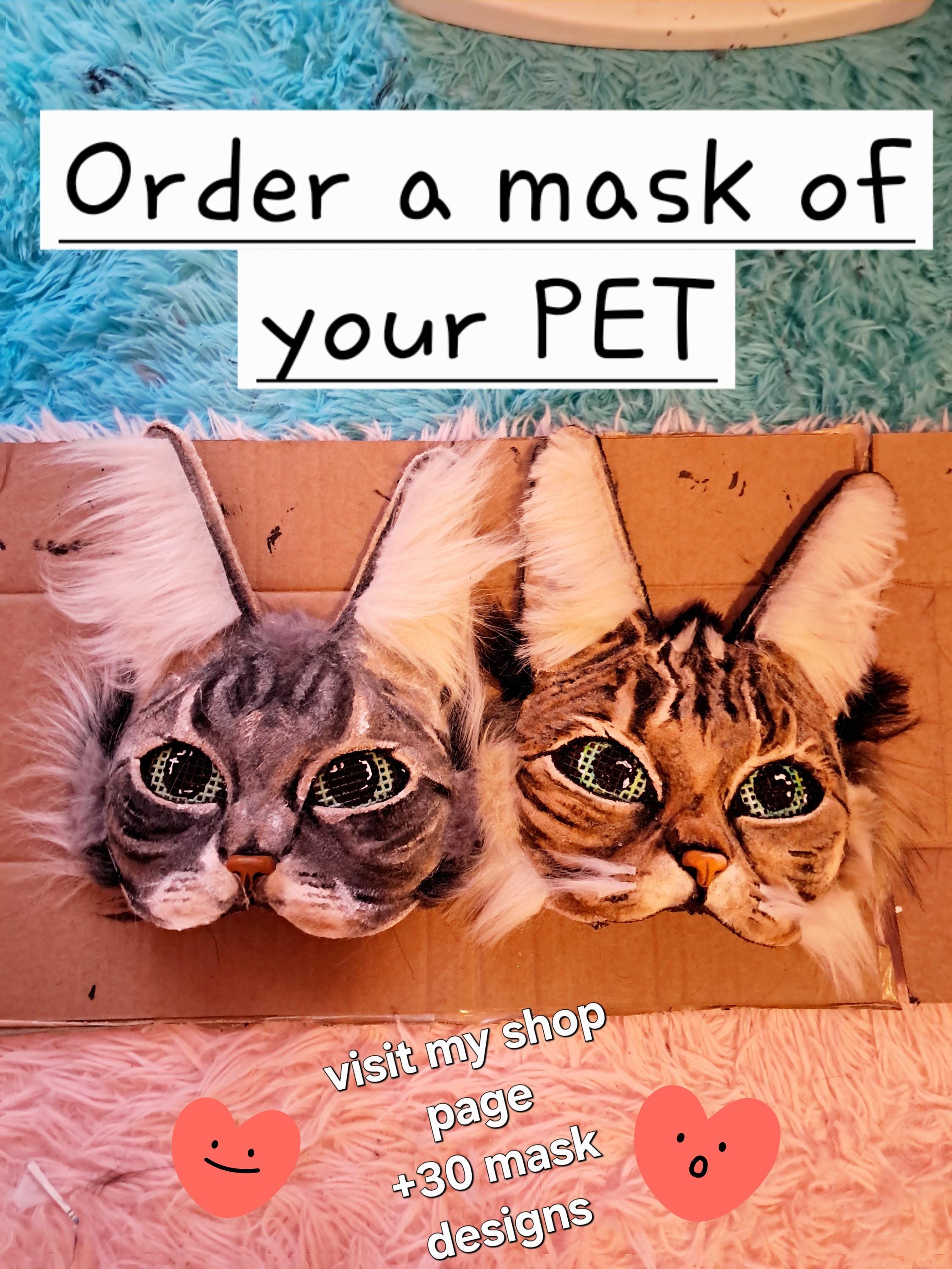Kitty CAT COLLECTION: 10 Masks Therian Masks Cat Therian Gear, Custom ...
