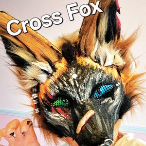 Therian Animal Masks - Fox, Coyote, Wolf, - High Quality Handcrafted ...