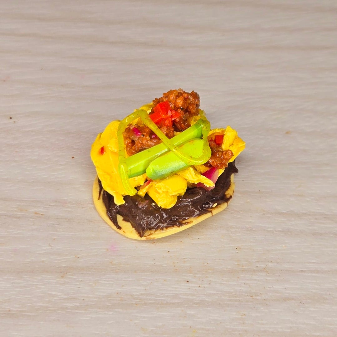 Huevos Rancheros | 1:6 Scale Handmade Miniature Clay Doll Food - Etsy